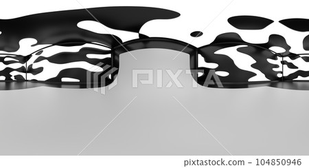 VR 360 studio panorama with reflections.... - Stock Illustration ...