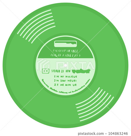 Analog board record flexi sheet icon 3 - Stock Illustration [104863246 ...