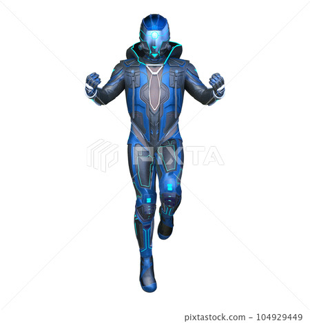 Cyber man - Stock Illustration [104929449] - PIXTA