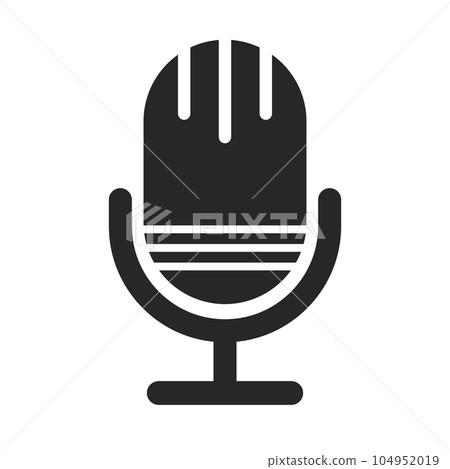 voice microphone icon - Stock Illustration [104952019] - PIXTA