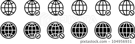 internet mark set - Stock Illustration [104956931] - PIXTA
