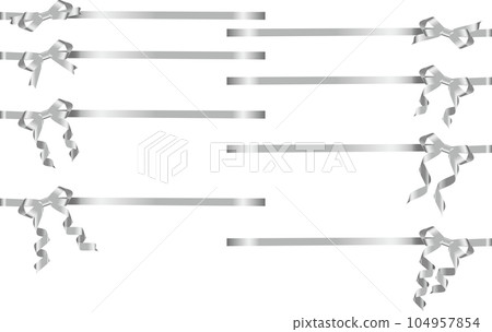 Ribbon 023-6 Tareha tied end - Stock Illustration [104957854] - PIXTA