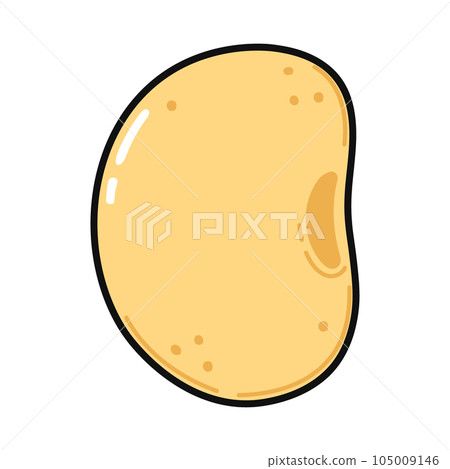 Soy Bean character. Vector hand drawn cartoon... - Stock Illustration ...