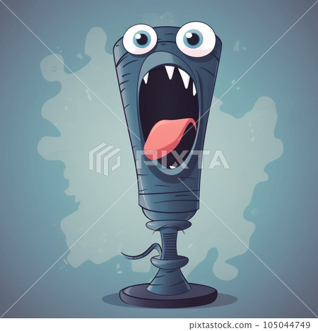 Cartoon larynx with vocal cords-插圖素材 [105044749] - PIXTA圖庫