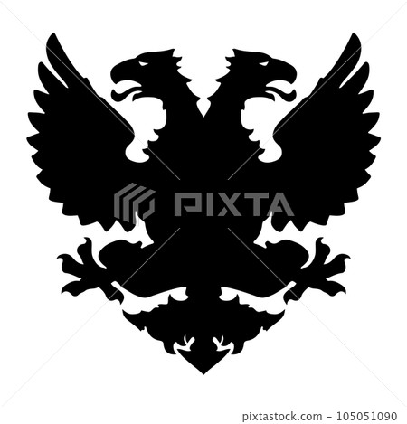 double-headed eagle coat of arms - Stock Illustration [105051090] - PIXTA