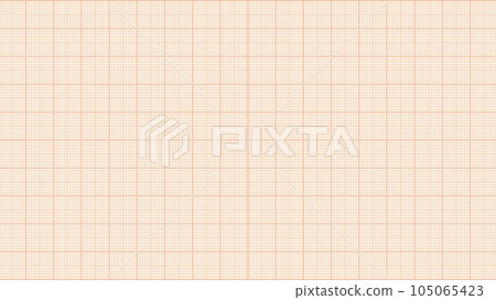 Orange graph paper sheet background, vector... - Stock Illustration ...
