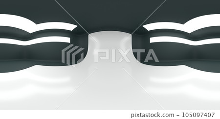 VR 360 studio panorama with reflections.... - Stock Illustration ...
