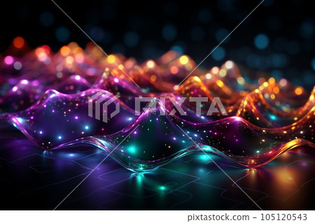 Digital Spatial Image, Generative AI AI Image - Stock Illustration ...