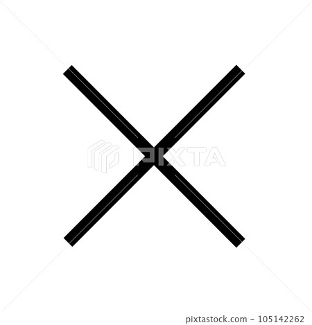 multiply vector icon, Outline style, isolated... - Stock Illustration ...