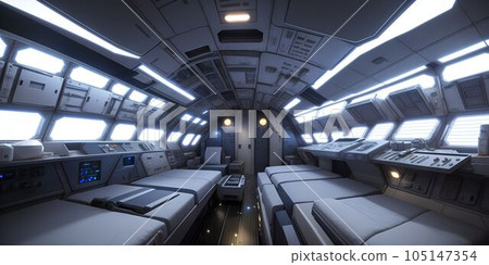 Nap room inside the space station - Stock Illustration [105147354] - PIXTA