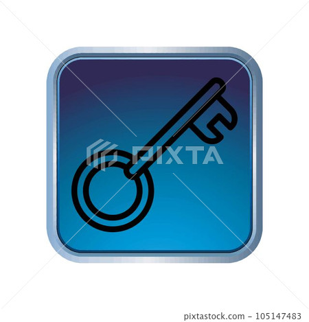 Illustration Vector graphic of key icon template - Stock Illustration ...