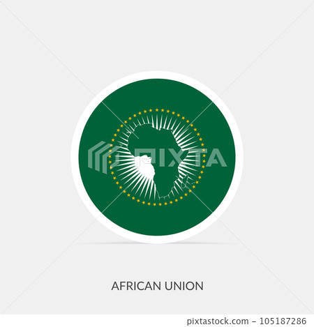 African Unity Symbol African Union Flag Stock Illustration Download