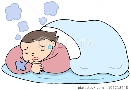 Chronic fatigue, malaise, fatigue - Stock Illustration [105218448] - PIXTA
