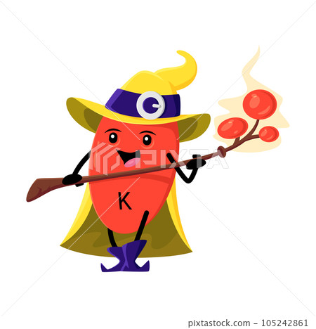 Cartoon potassium kalium mineral micronutrient... - Stock Illustration ...