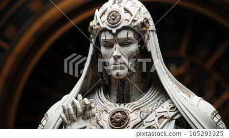 Robot jesus christ toy miniature made with...-插圖素材 [105293925] - PIXTA圖庫