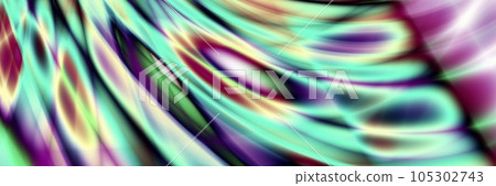 Fluid art colorful graphic wide screen wallpaper-插圖素材 [105302743] - PIXTA圖庫