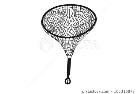 River Fishing Net Vector, Fishing net isolated....-插圖素材 [105316872 ...