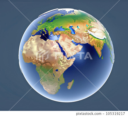 3d Earth Structure, Global Series - Stock Illustration [105319217] - PIXTA