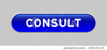 Blue color capsule shape button with word...-插圖素材 [105331135] - PIXTA圖庫