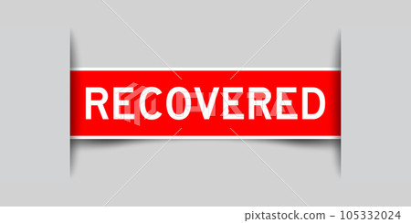 Red color square label sticker with word... - Stock Illustration ...