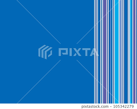 stripe frame vivid blue - Stock Illustration [105342279] - PIXTA