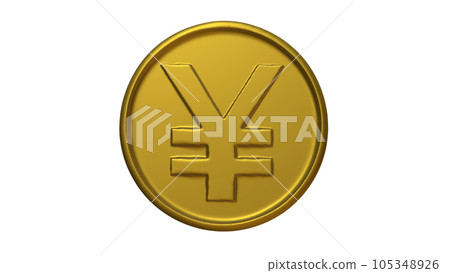Yen mark coin - Stock Illustration [105348926] - PIXTA