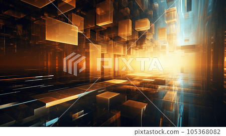 professional futuristic design of geometric... - Stock Illustration ...