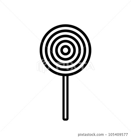 Candy icon on white. - Stock Illustration [105409577] - PIXTA