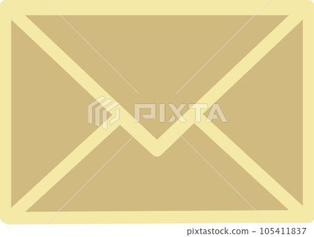 Icon illustration of unopened letter - Stock Illustration [105411837 ...