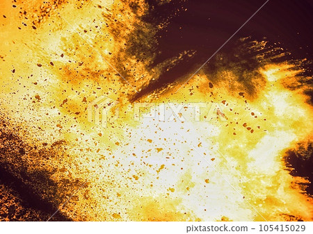 Exploding flame illustration - Stock Illustration [105415029] - PIXTA