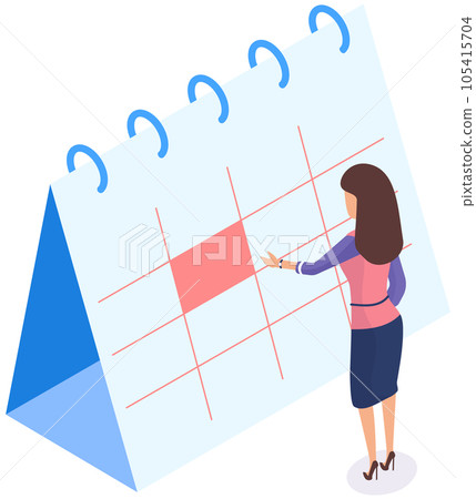 Business activity planning, time management.... - Stock Illustration ...