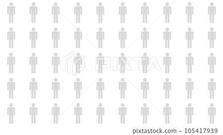 Infographic background of many humanoid icons - Stock Illustration ...