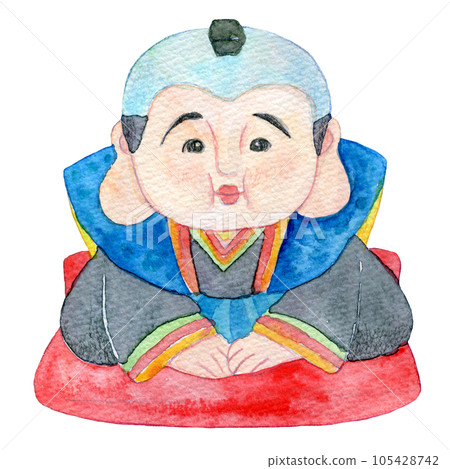 Fukusuke-san 水彩插圖 Fukusuke 娃娃-插圖素材 [105428742] - PIXTA圖庫