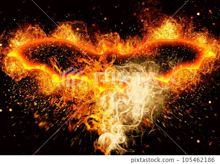 3d illustration of an abstract bat with... - Stock Illustration ...