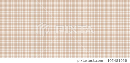 Gingham seamless pattern. Warm beige vichy... - Stock Illustration ...