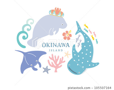 Illustration of Okinawa - Stock Illustration [105507164] - PIXTA