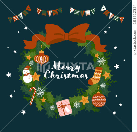 Christmas lease illustration - Stock Illustration [105512534] - PIXTA