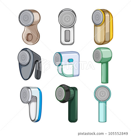 pellet removal set cartoon vector illustration - Stock Illustration ...