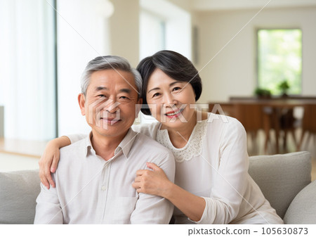 AI illustration, a couple cuddling with a smile - Stock Illustration ...