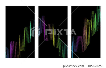 wave3 - Stock Illustration [105670253] - PIXTA