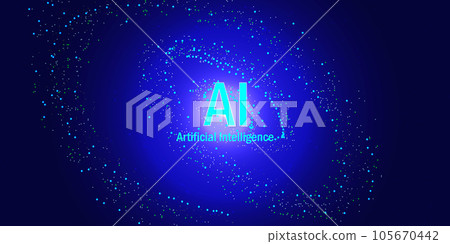 AI landing page design with artificial... - Stock Illustration [105670442] - PIXTA