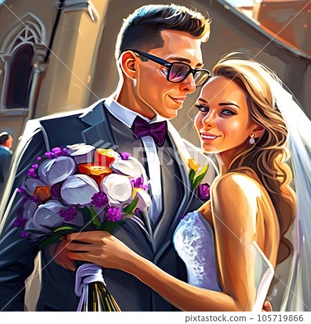 Cute Wedding Pictures Of Bride And Groom British & Nigerian Fusion