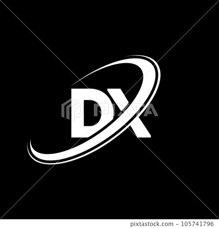 DX D X letter logo design. Initial letter DX...-插圖素材 [105741796] - PIXTA圖庫