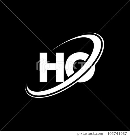 HO H O letter logo design. Initial letter HO...-插圖素材 [105741987] - PIXTA圖庫
