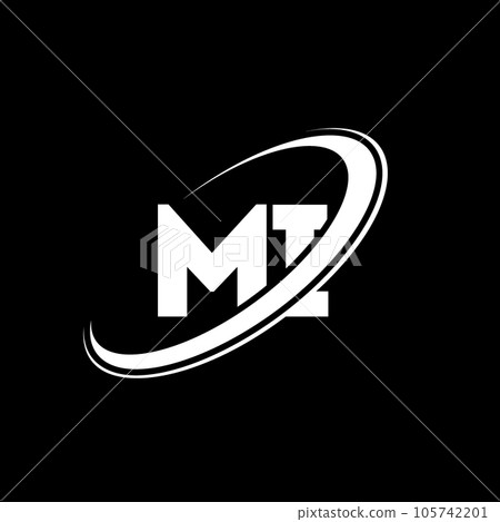 MI M I letter logo design. Initial letter MI... - Stock Illustration ...