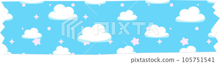 Cloud Tape - Stock Illustration [105751541] - PIXTA