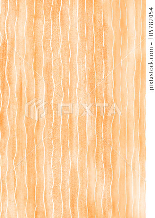 Orange analog background with thin hand-drawn... - Stock Illustration ...
