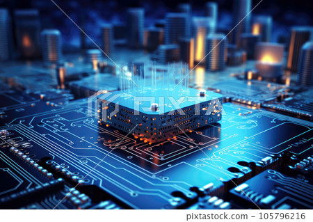 cloud computing visualization image - Stock Illustration [105796216 ...