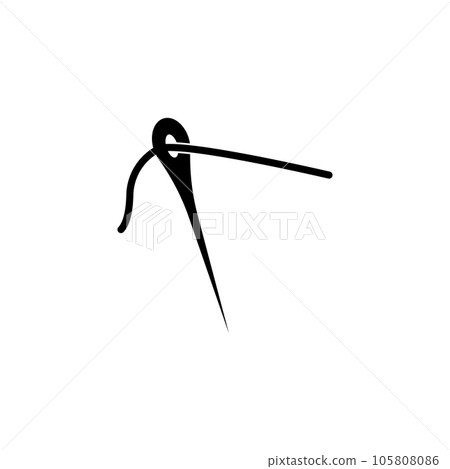 needle icon vector - Stock Illustration [105808086] - PIXTA