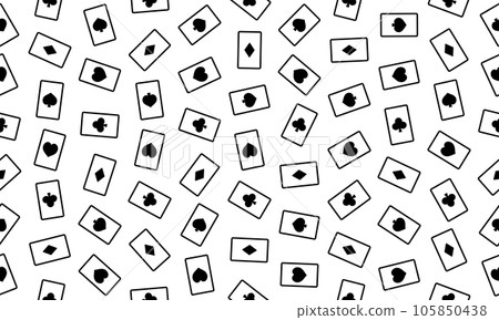 playing card background - Stock Illustration [105850438] - PIXTA